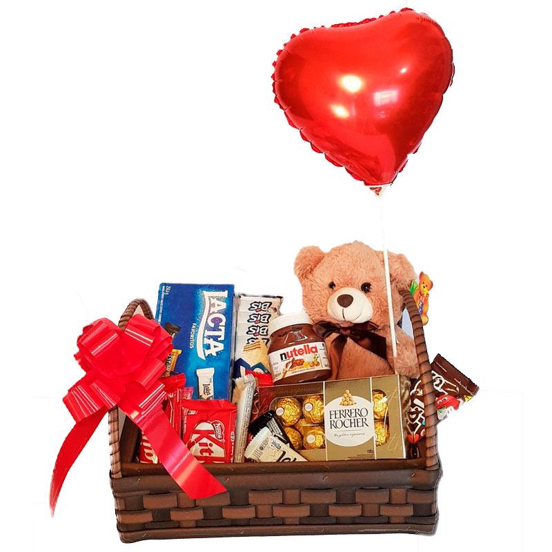 Cesta De Chocolate Conquistando meu Amor | BSB Cesta de Café da Manhã Cesta De Chocolate Conquistando meu Amor | BSB Cesta de Café da Manhã